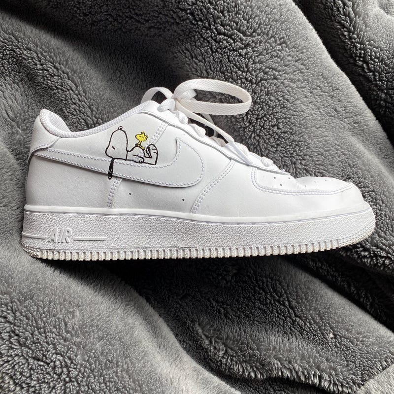 Snoopy Sneakers - Etsy