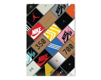 Sneaker Box Wall Art Poster - Etsy