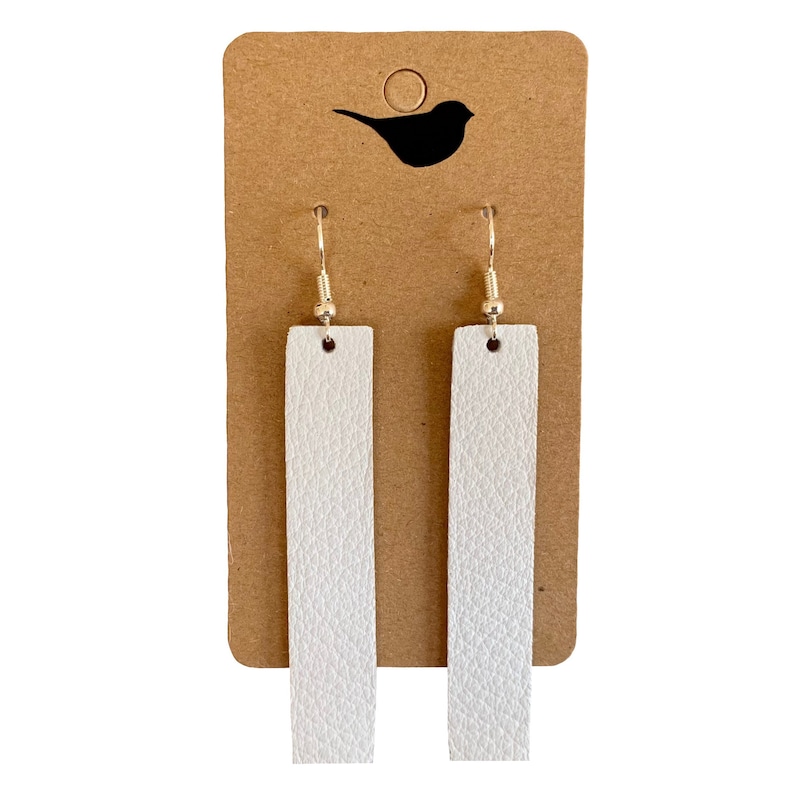 Leather Earrings - Etsy