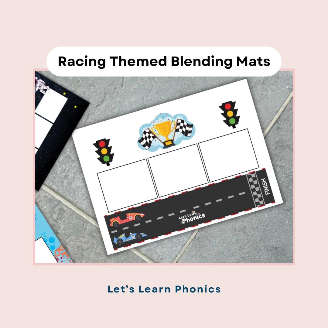 Phonics Blending Mat | CVC Words Activity | Early Reading Printable ...