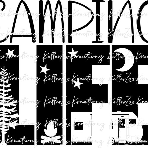 Camping Life RV Svg Png Jpg | Etsy