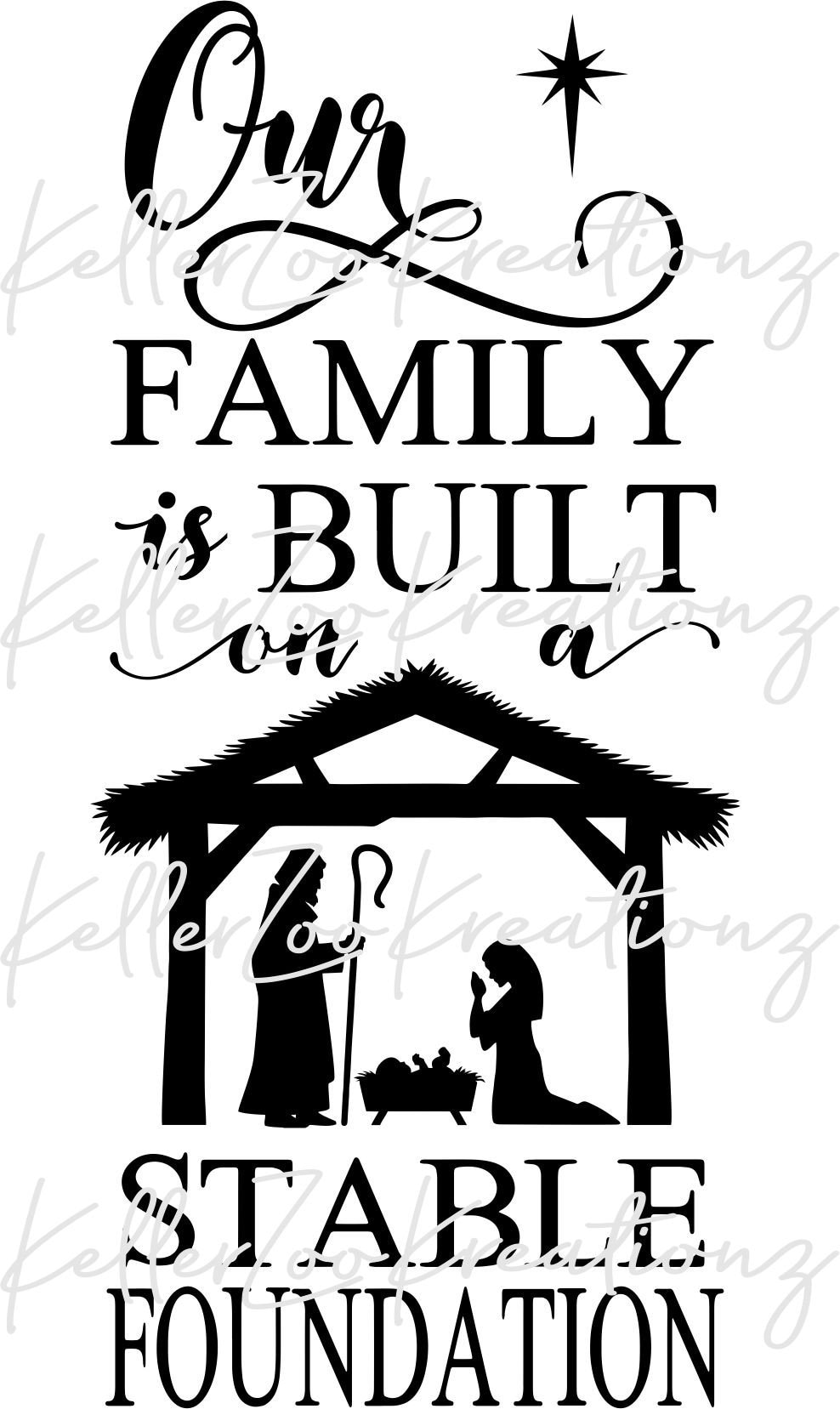 Stable Foundation Svg Png Jpg Dxf - Etsy