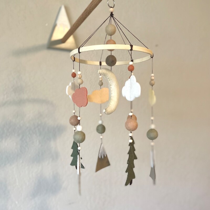 Peach Mobile Crib - Etsy