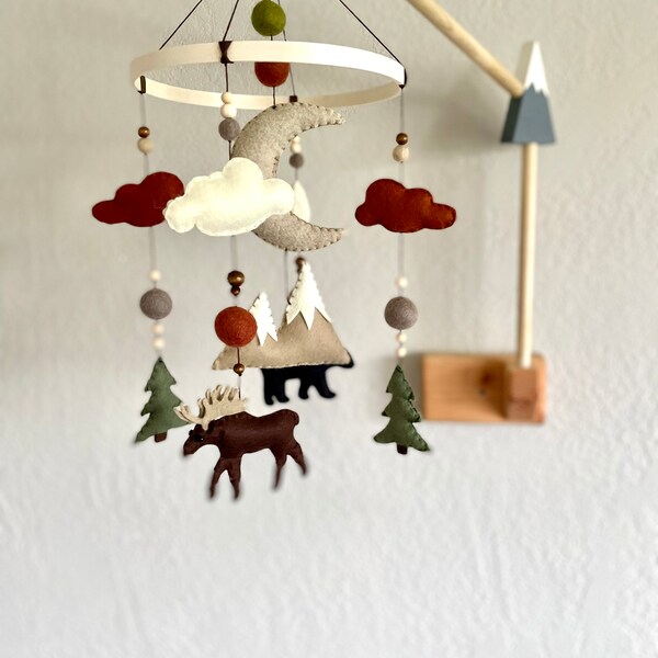 Forest Animal Mobile - Etsy