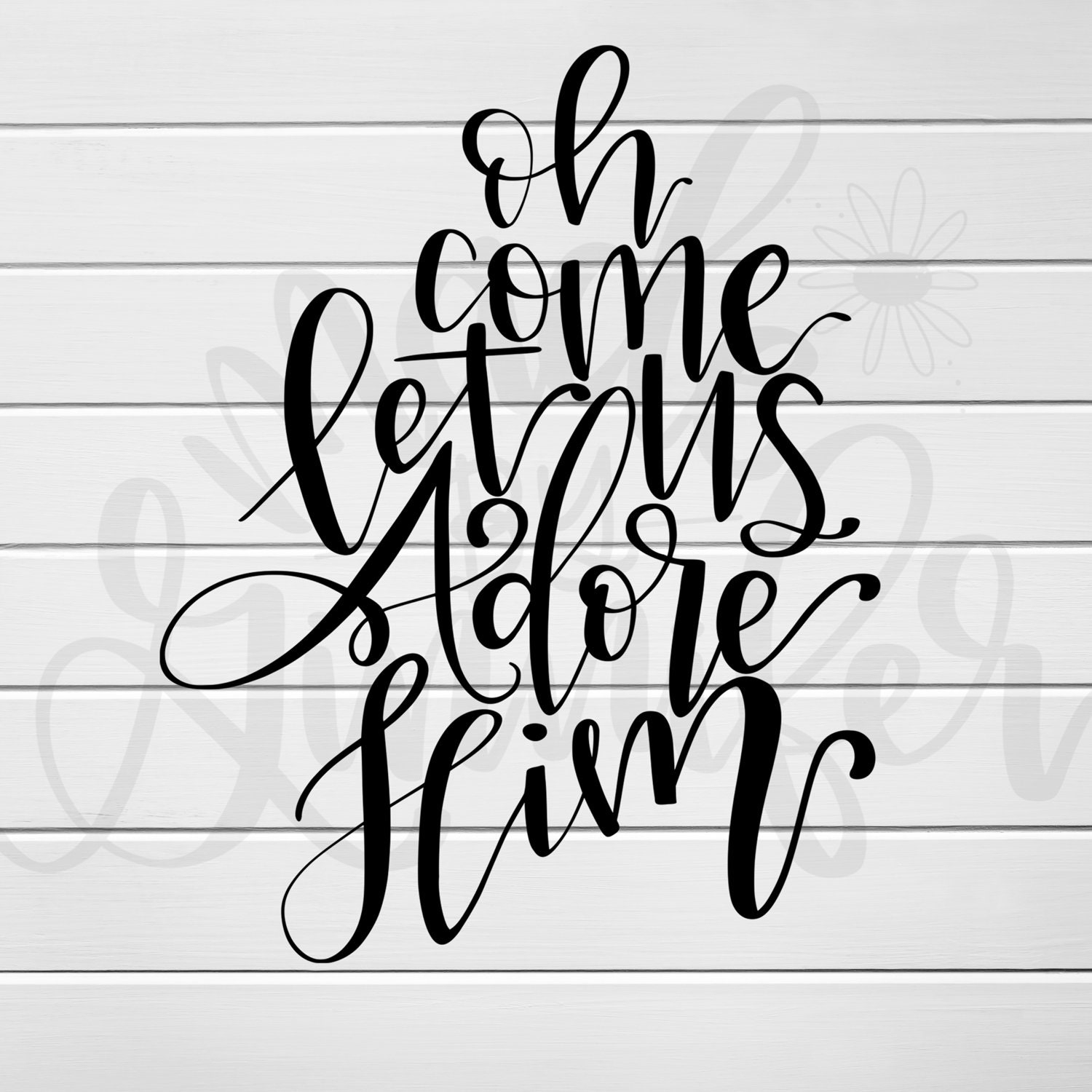 Oh Come Let Us Adore Him SVG - Etsy