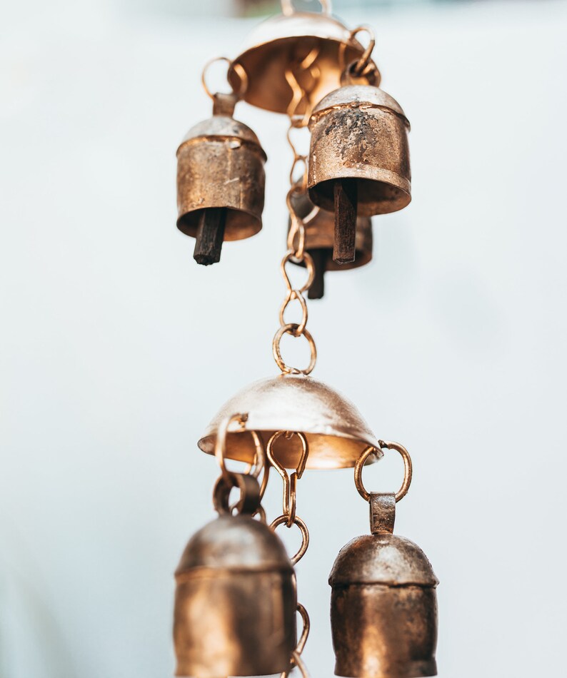 Handmade Indian Bell Wind Chime for Hanging Decoration Outside - Etsy