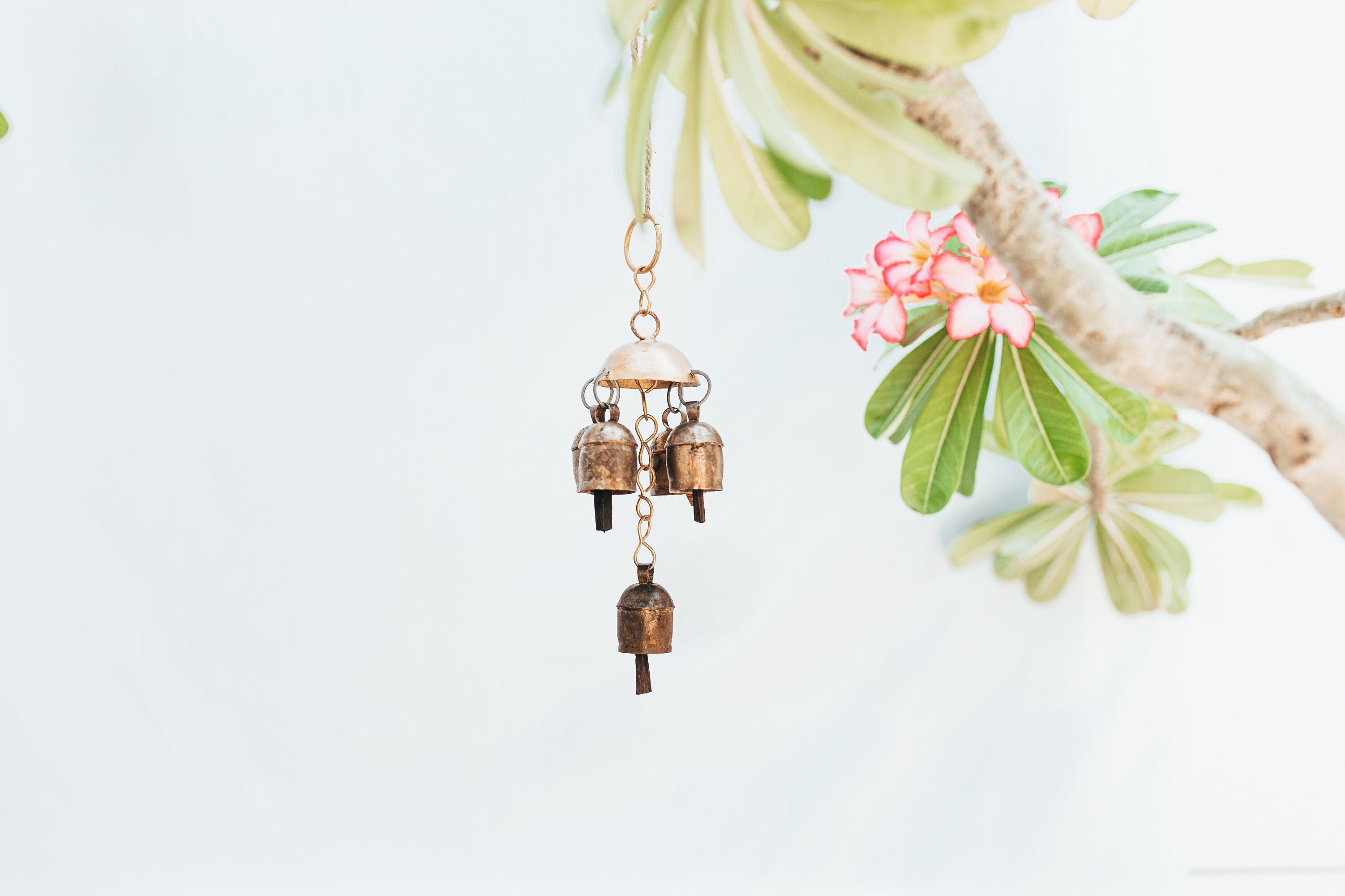 Handmade Indian Bell Wind Chime for Hanging Decoration Outside - Etsy