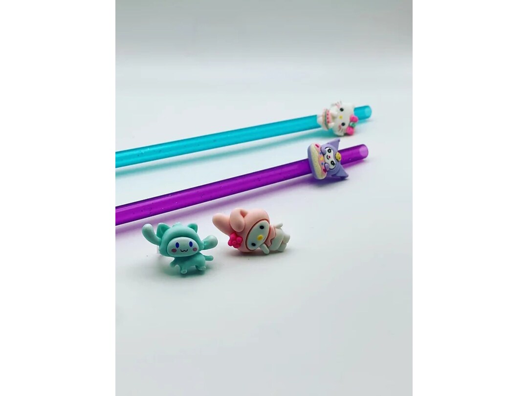 Cute Straw Charmed, Cartoon Charms for Drink Accessory - Etsy