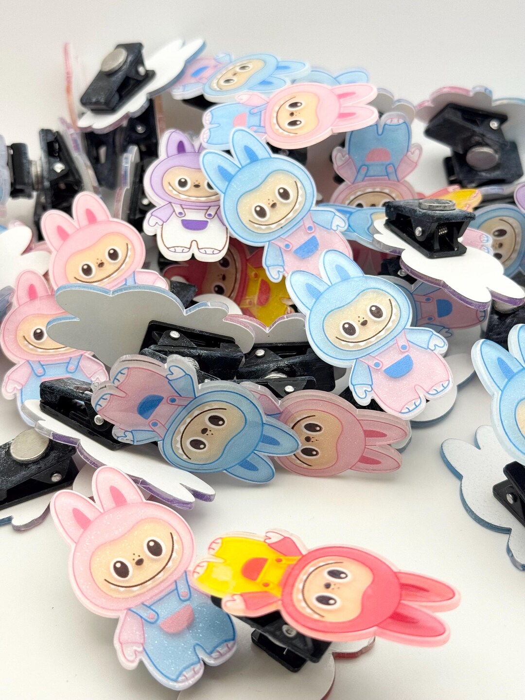 Labubu-inspired Monster Magnet Clips – Cute Acrylic Magnet Clips ...