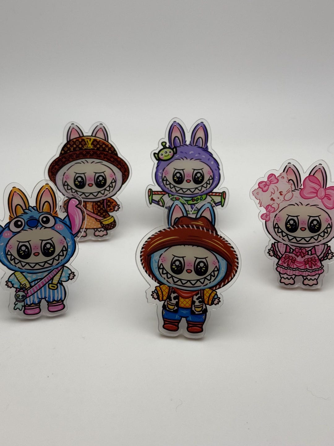 Cute Labubu Monster Car Clip Air Freshener | Random Design | Refillable ...