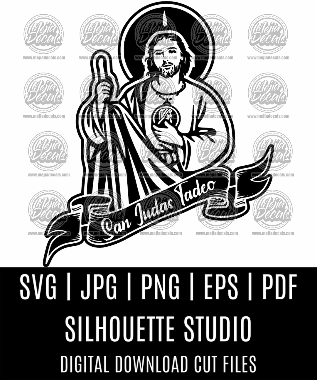 San Judas - Cut File - Cricut - Silhouette - SVG - Etsy