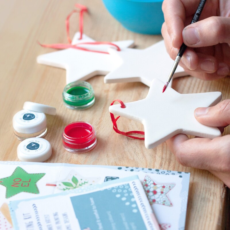 Ceramic Star for Painting - Etsy UK