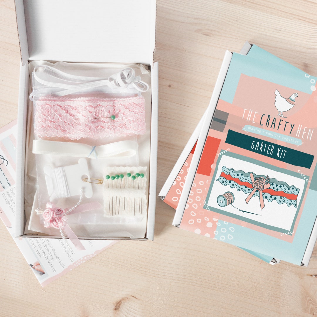 Garter Making Craft Kit | Make Your Own Garter | Wedding Garter Kit ...