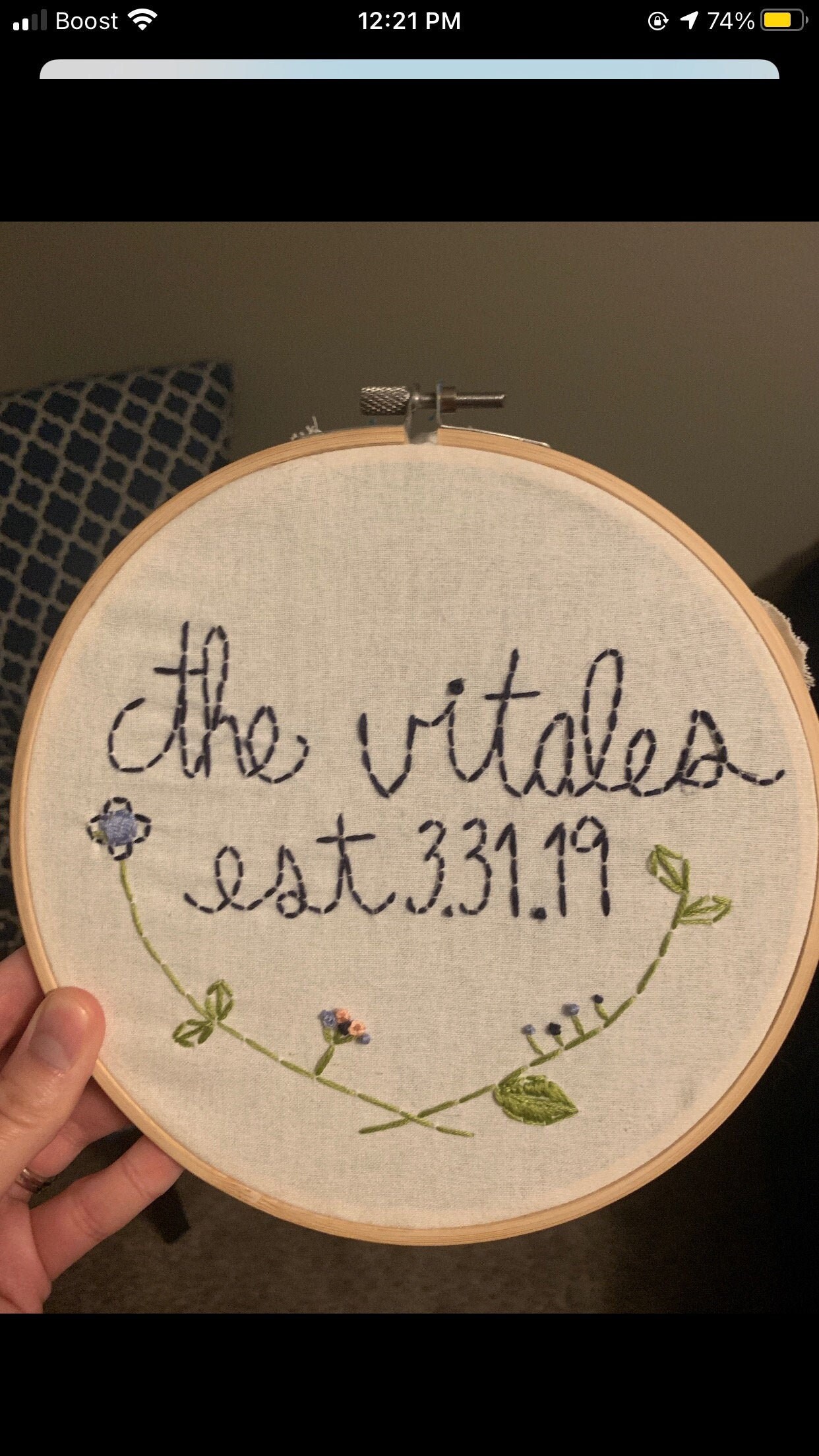 Personalized Couples Embroidery Hoop - Etsy