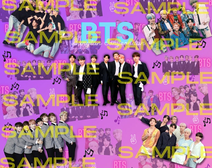 BTS Print - Etsy