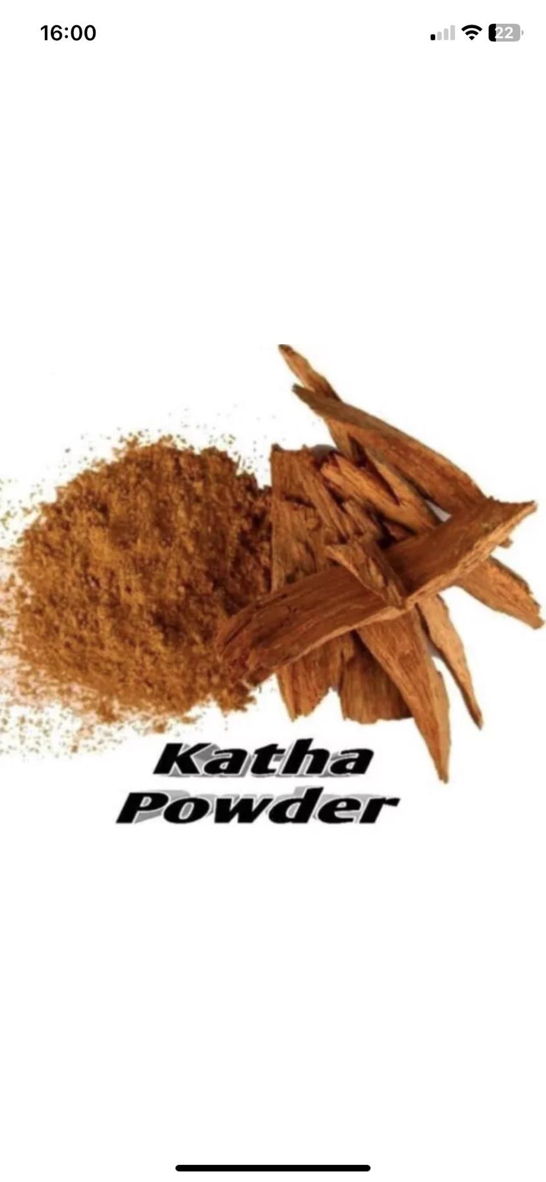 100g Katha Powder(acacia Catechu) UK SELLER FREE Shipping - Etsy