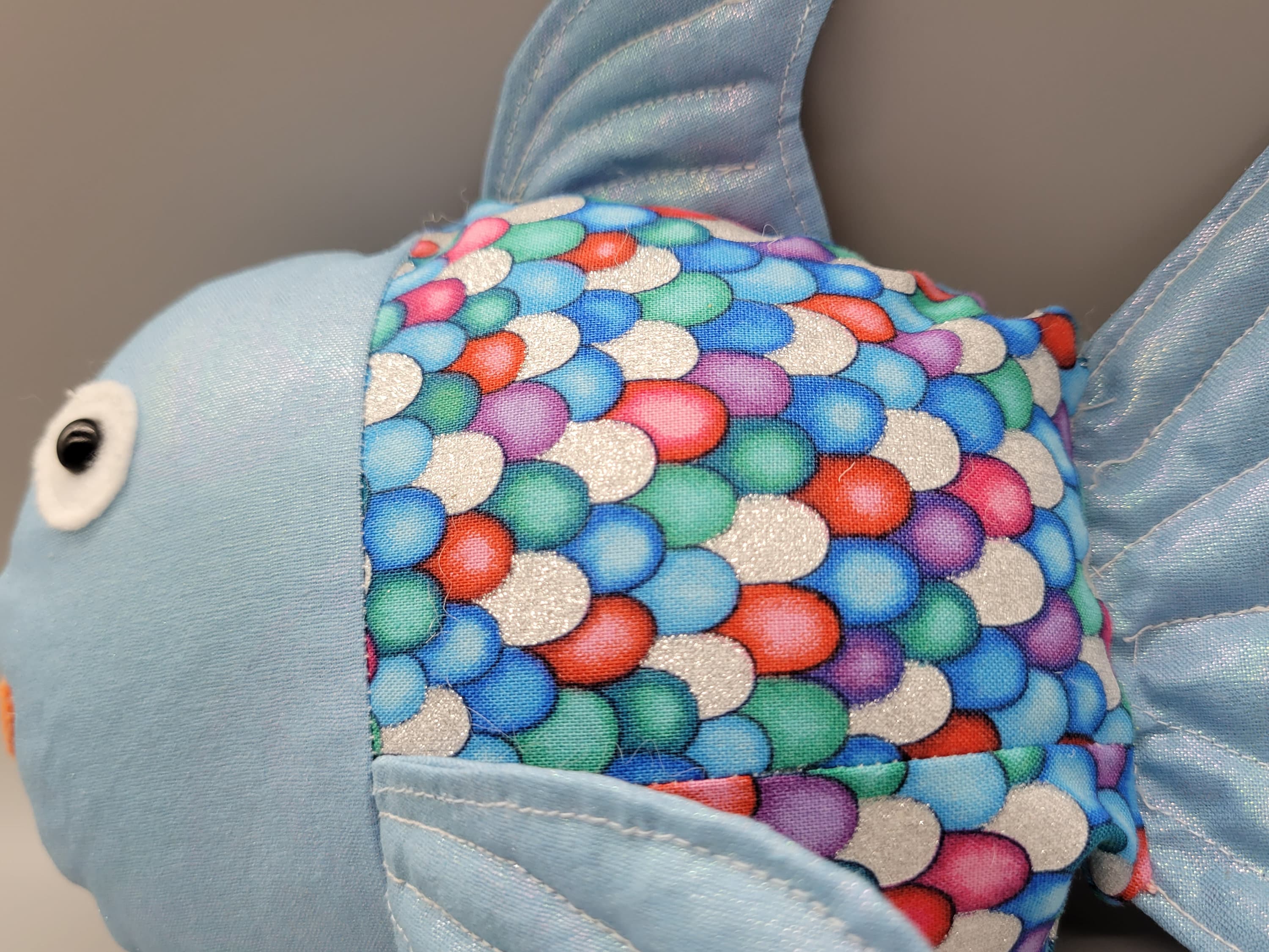 Rainbow Fish Plush Toy - Etsy