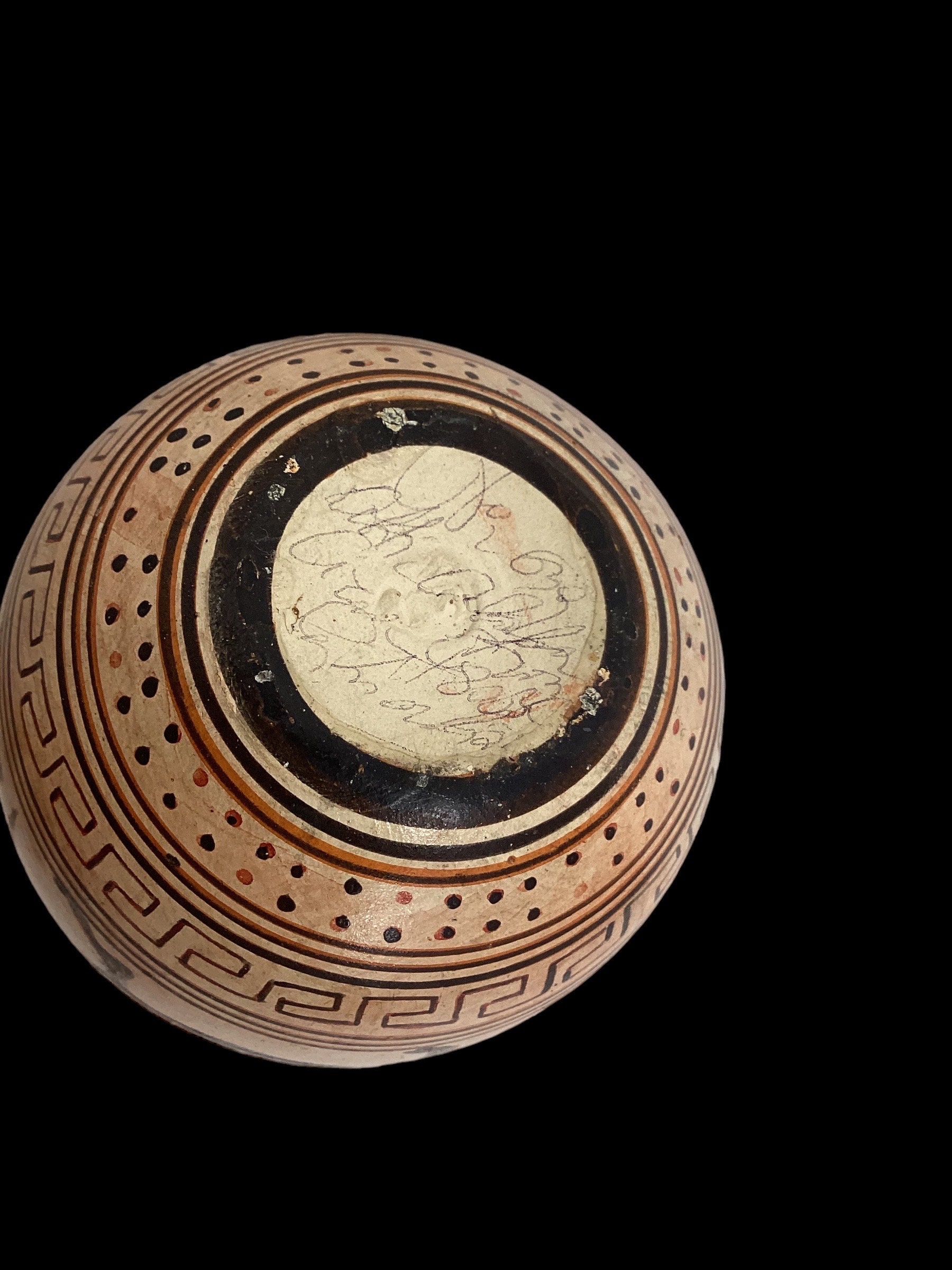 Vintage Greek Phallic Vase Satyr Pursuing Maenad - Etsy