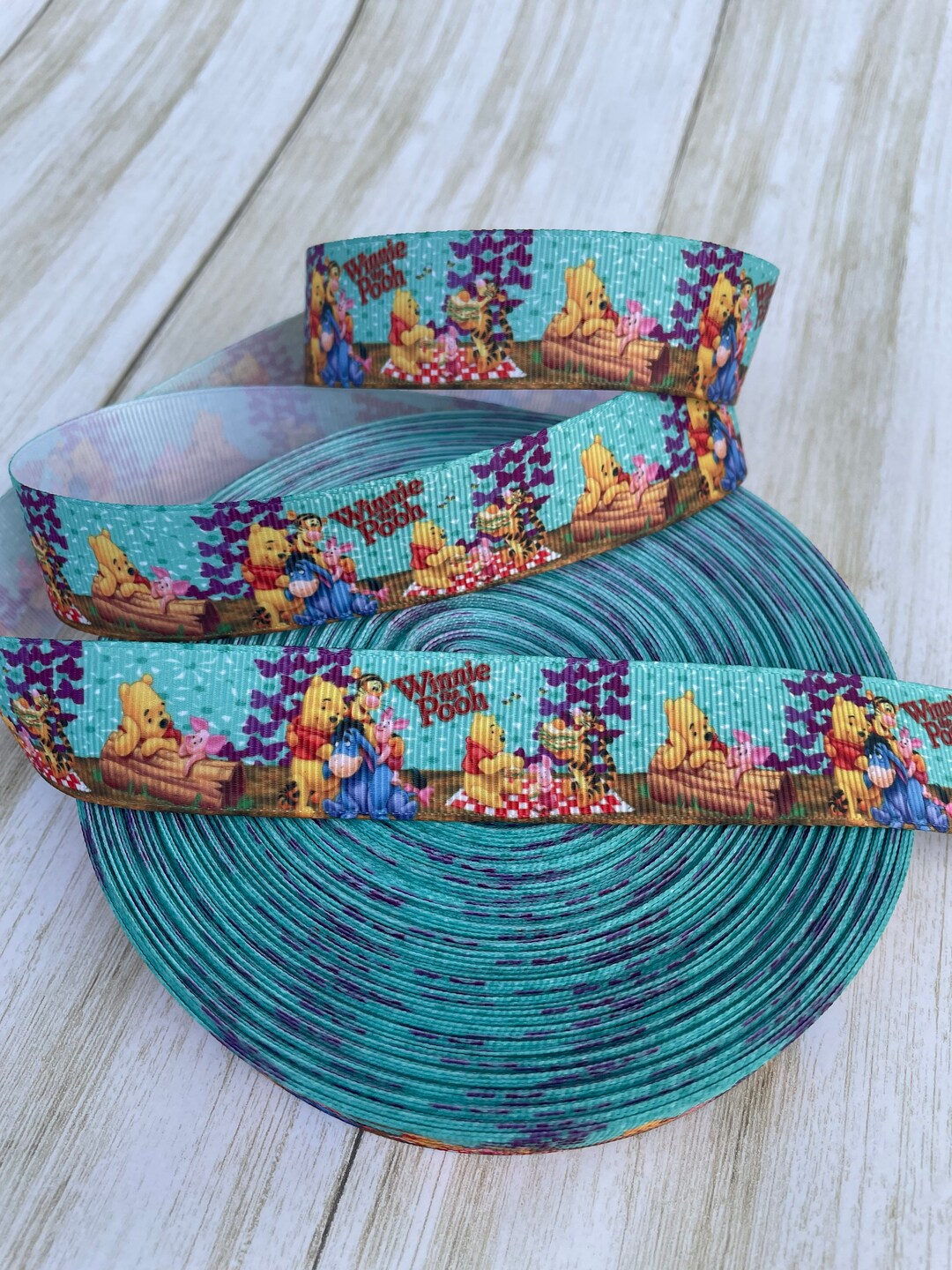 Pooh Ribbon | 1” Wide Ribbon | 3 Yards - Etsy