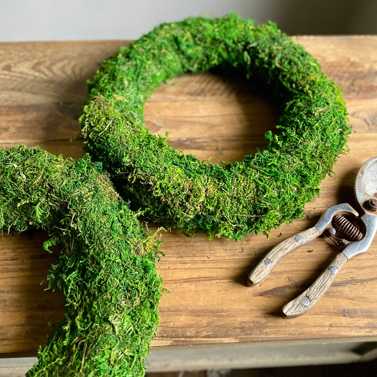 Two Moss Wreath Bases - Etsy UK