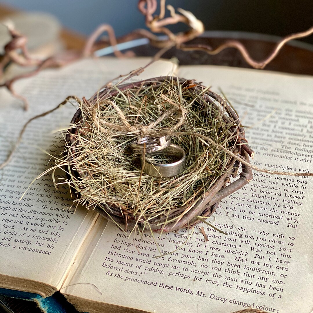 Wedding Ring Bowl Nest - Etsy UK