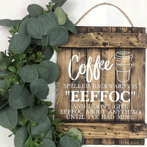 Funny Coffee Sign - Etsy