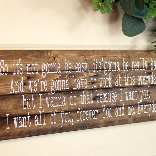 The Notebook Movie Quote Signits Not Gonna Be Easyyou and Me | Etsy