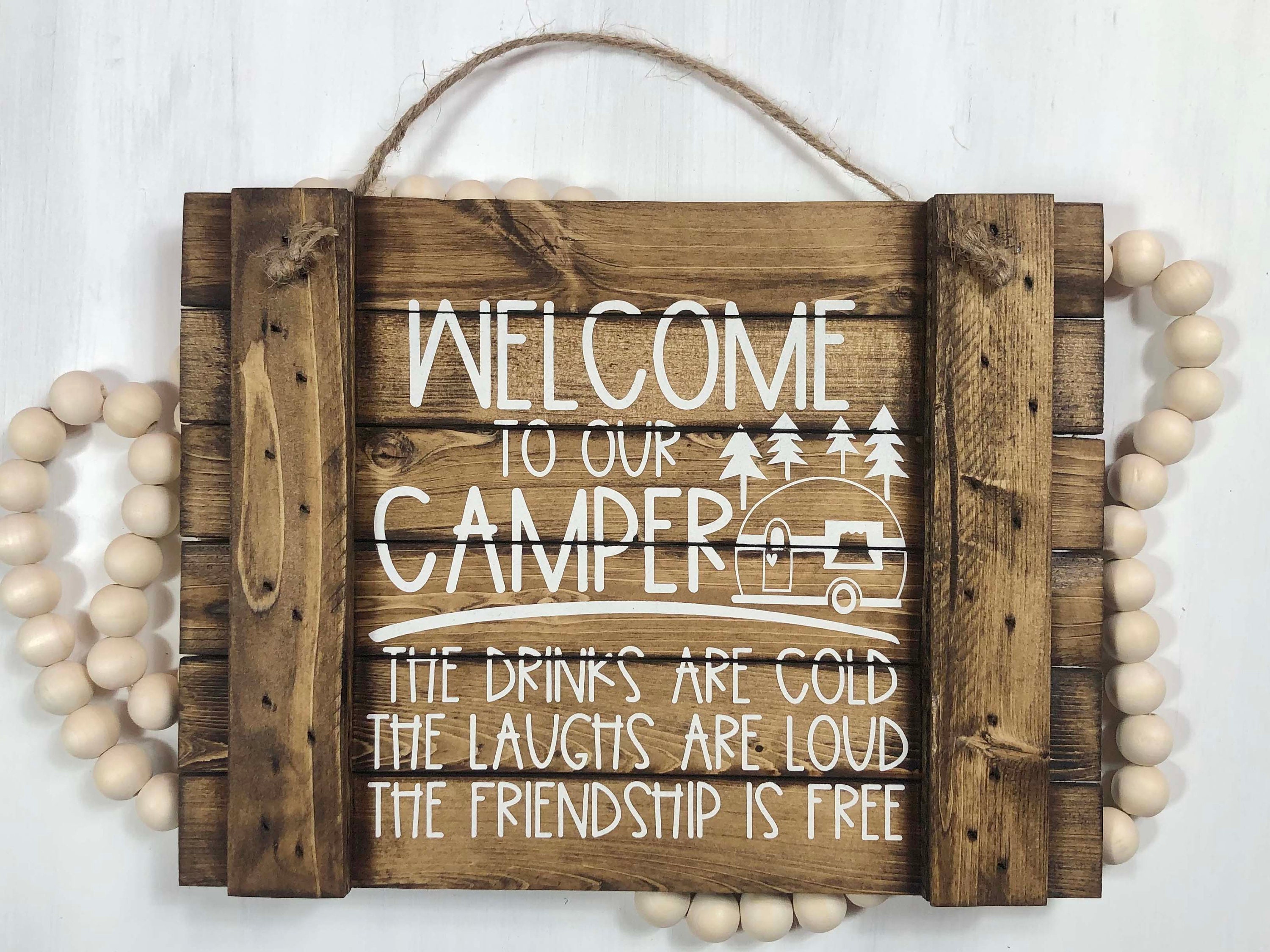 Welcome to Our Camper.camping Sign Funny.camping Gift - Etsy