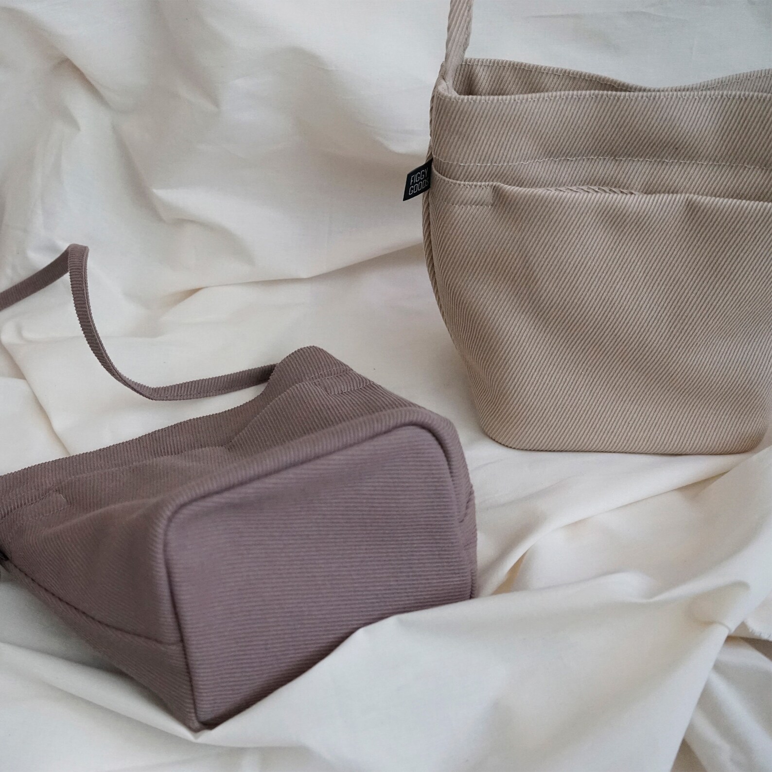 Simple Bucket Bag / Cotton 100% / Mini Fabric Bag - Etsy