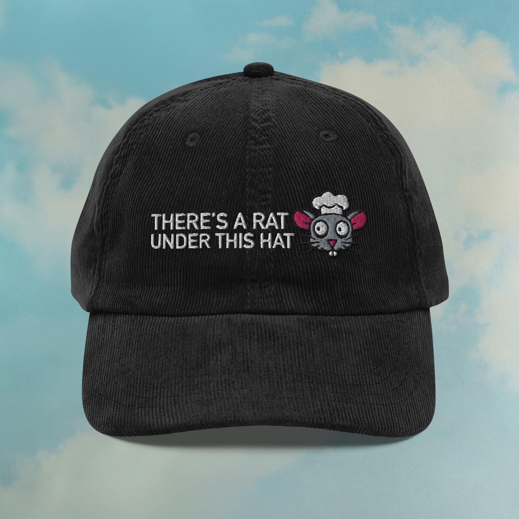 Ratatouille Meme Corduroy Hat Remy Rat Chef Dad Hat Funny Hats ...