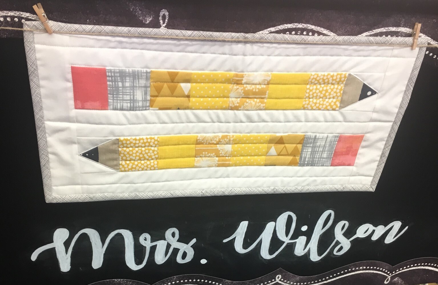 PDF Quilt Pattern: Sharpened Pencils Quilt and Mini Block by ...