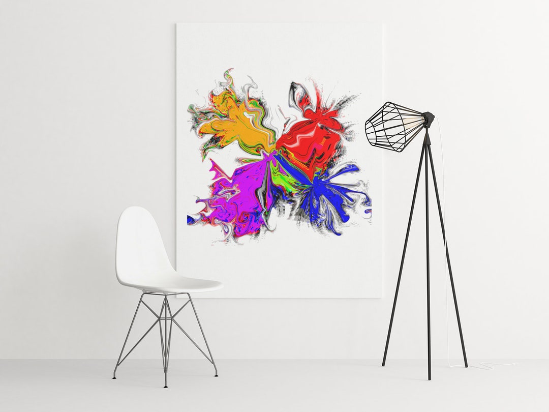 ADHD, Abstract Art, Colorful Art, Positive Energy, Zen Art, Home Decor ...