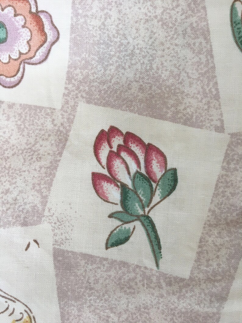 Vintage Botanical Design Chintz Fabric by P. Kaufmann-3.5 Yds - Etsy