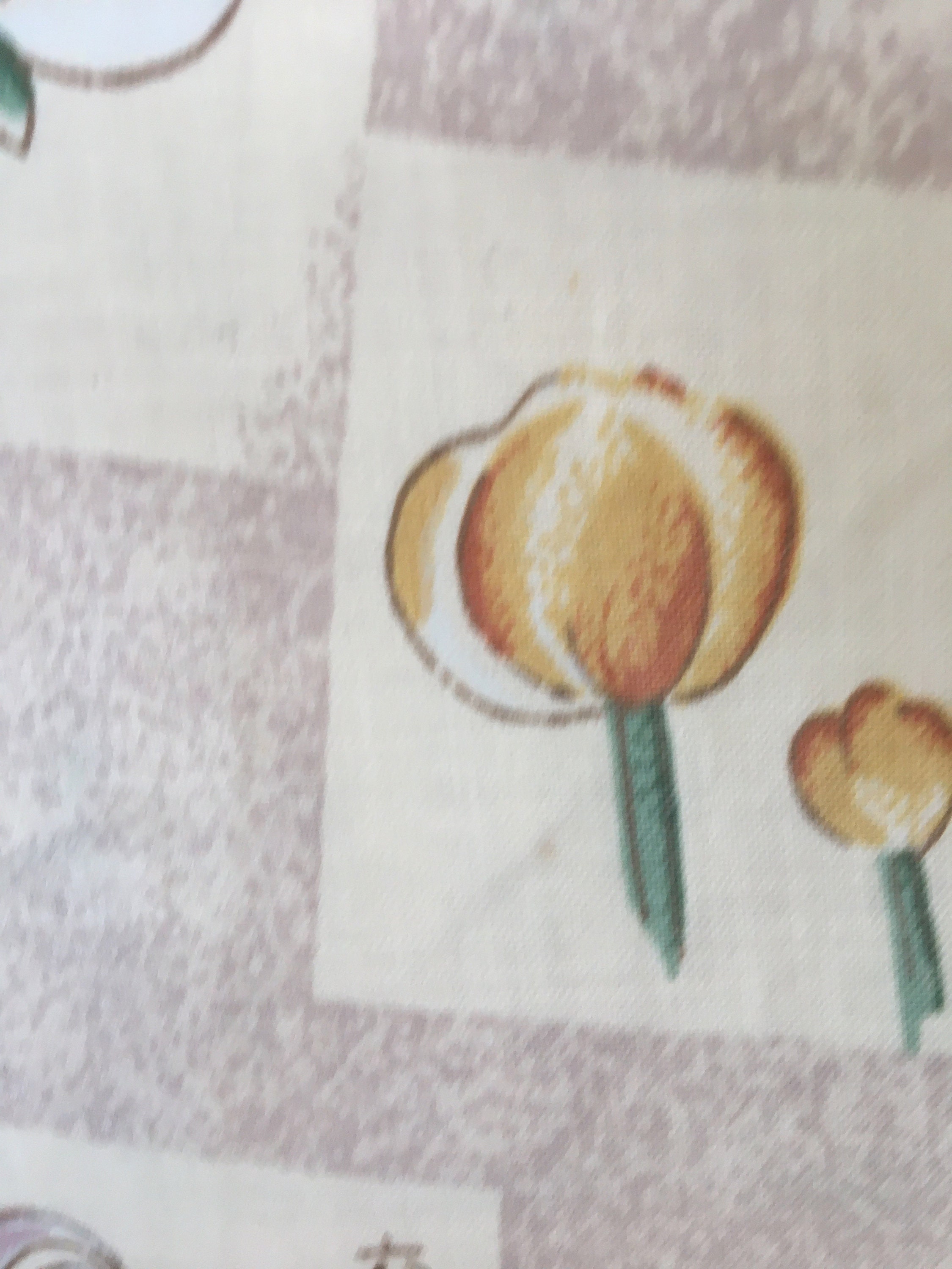 Vintage Botanical Design Chintz Fabric by P. Kaufmann-3.5 Yds - Etsy