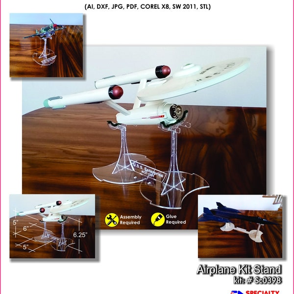 Model Airplane Display Stand - Etsy