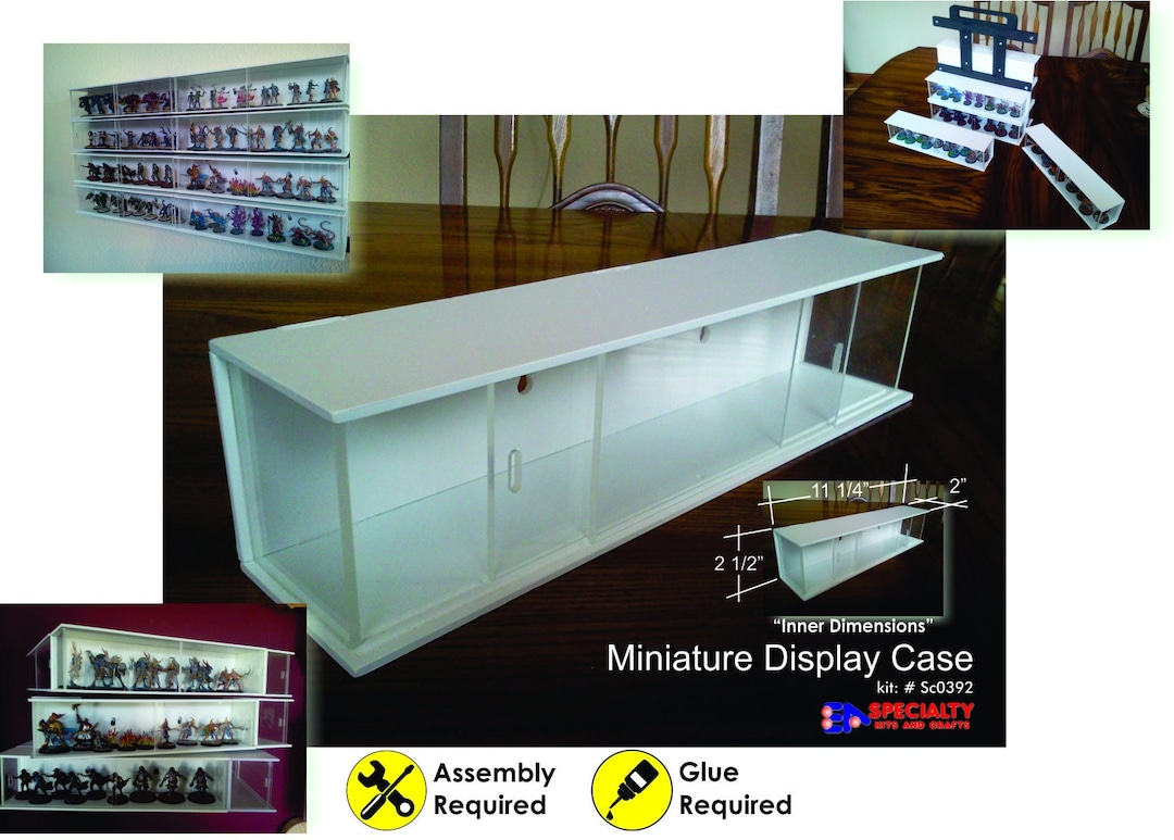 Display Case, Kit, Board Game Miniatures, Flex Iron Insert, Magnetic ...