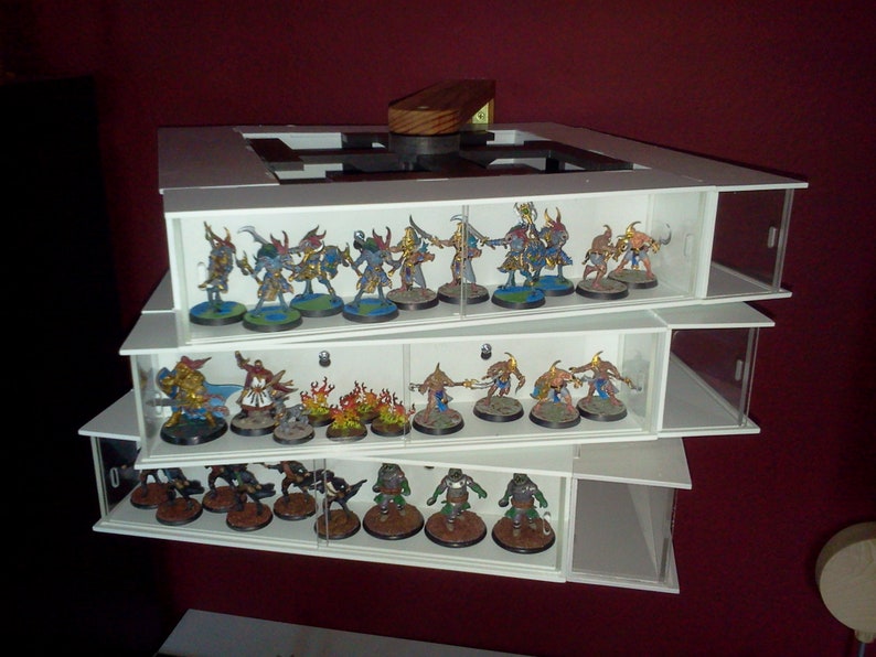 Wall Carousel Mounting System, Kit, Storage, Display, Miniatures - Etsy