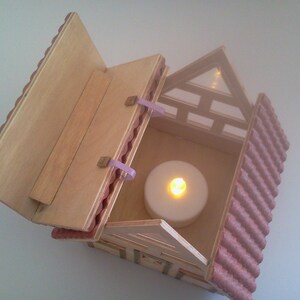 Winter Cabin Box, Wood Kit - Etsy