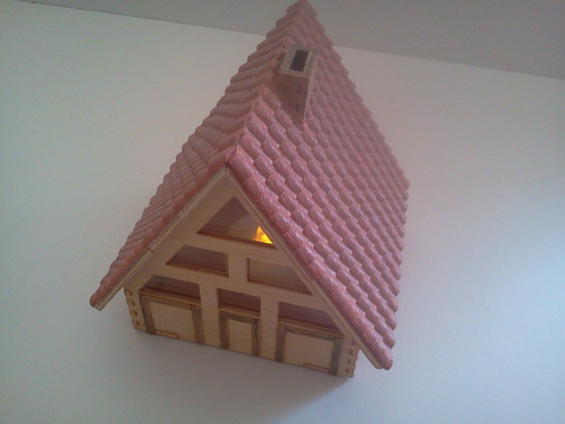 Winter Cabin Box, Wood Kit - Etsy