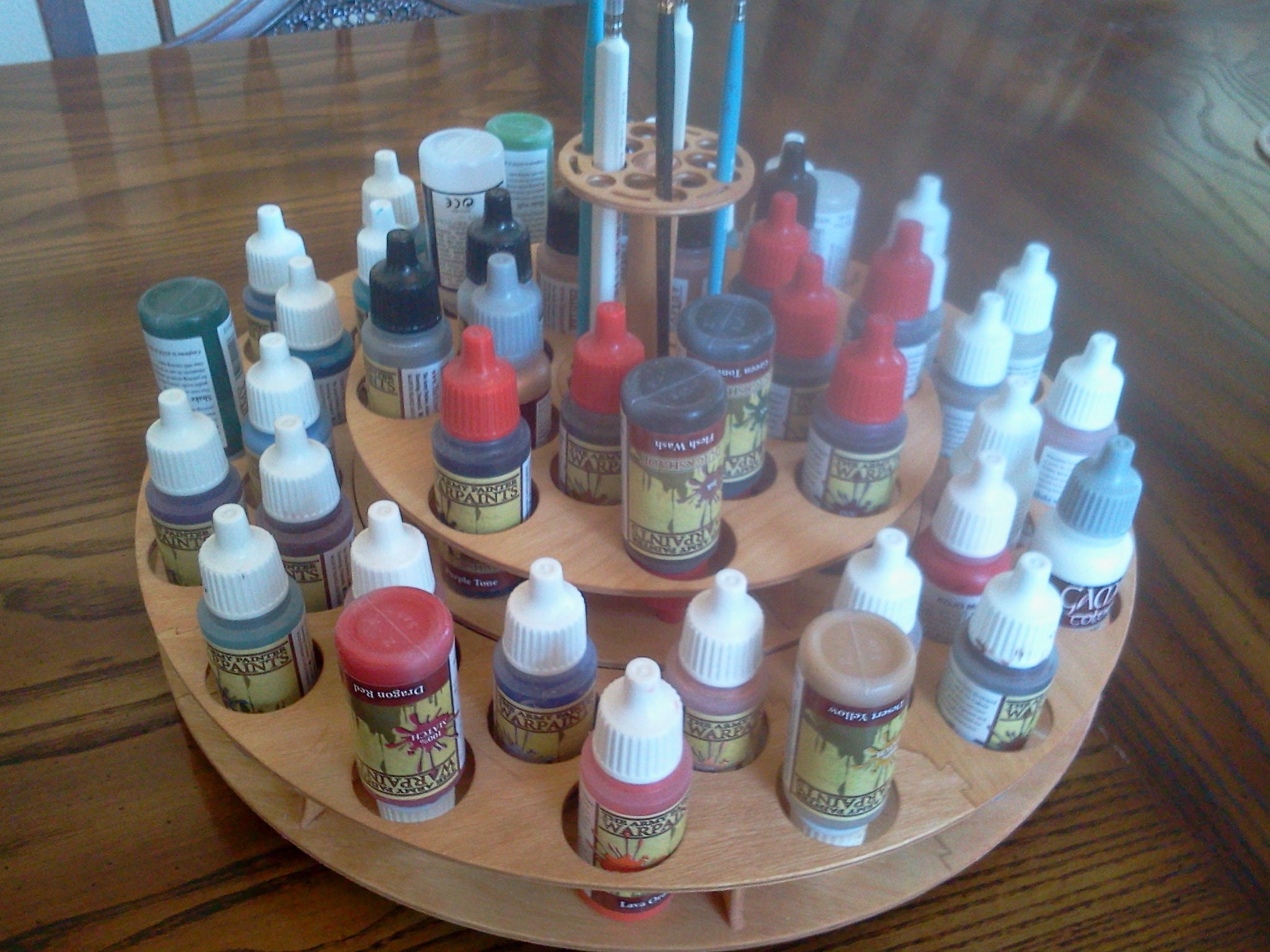 Paint Storage Station (2 Level Carousel Kit) - Etsy