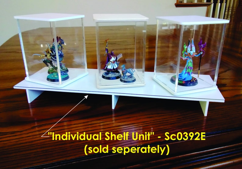 Rotating Mini Display Case Board Game Miniatures Funkoverse - Etsy