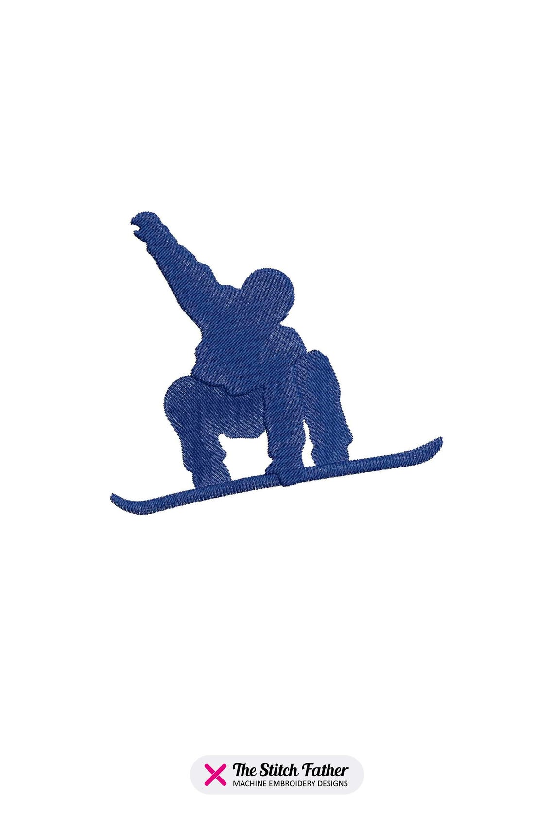 Snowboard Grab Silhouette Machine Embroidery Design - 6 Sizes - INSTANT ...