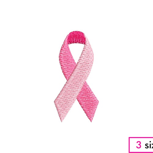 Cancer Ribbon Machine Embroidery Design Fill Stitch Design - Etsy
