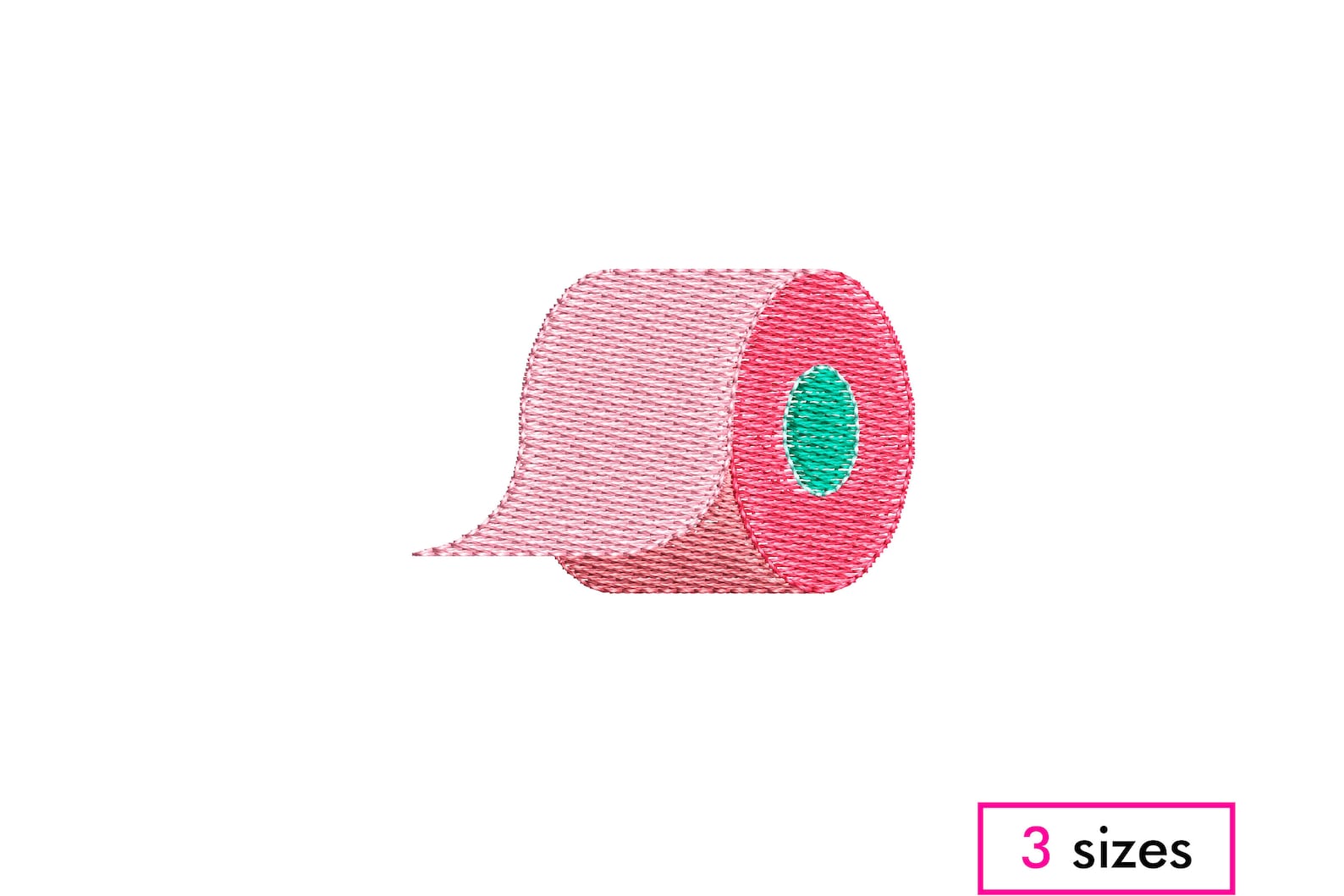 Mini Toilet Roll Machine Embroidery Design Cute Toilet | Etsy