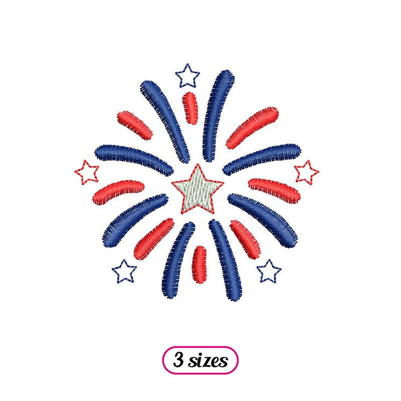 Firework Embroidery - Etsy