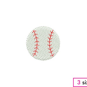 Mini Baseball Ball Machine Embroidery Design Baseball Sport - Etsy