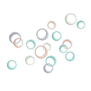 Floating Bubbles Machine Embroidery Design 4 Sizes INSTANT - Etsy