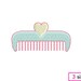 Mini Comb Machine Embroidery Design Hairdresser Comb - Etsy