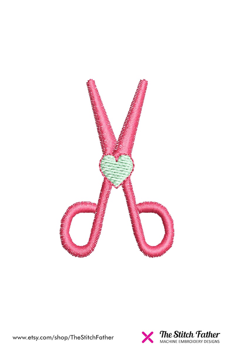 Mini Scissors Machine Embroidery Design Hairdresser Scissors - Etsy