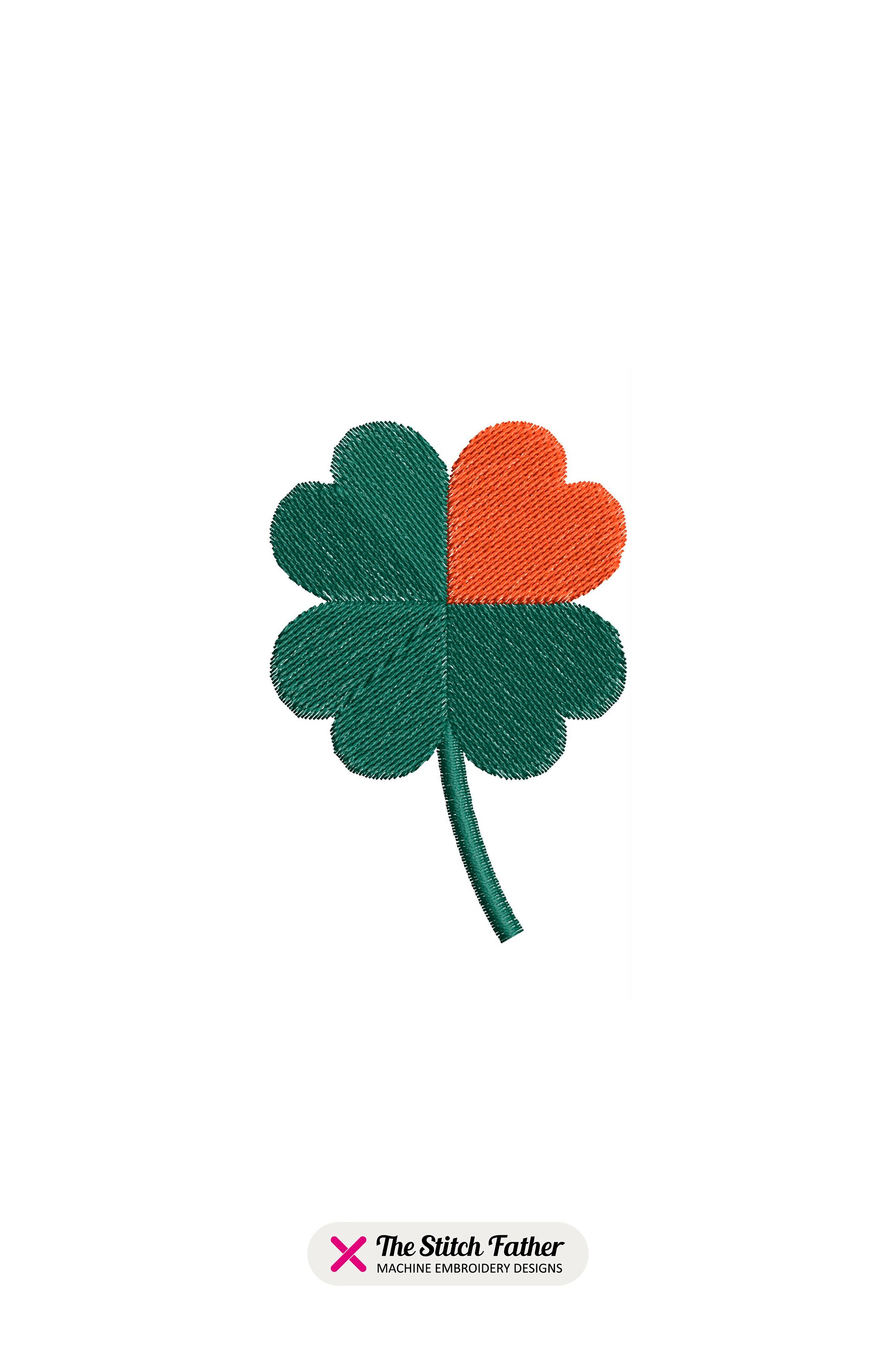 Heart Clover Machine Embroidery Design - 5 Sizes - INSTANT DOWNLOAD - Etsy